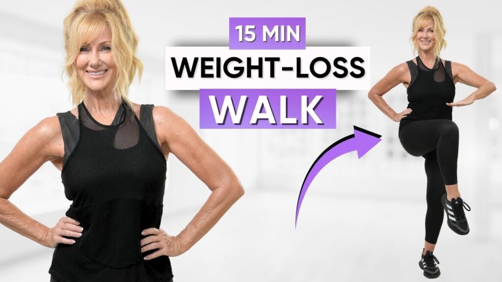 Best Walking Exercise For Weight loss – 15 Minute Walk At Home Women ...